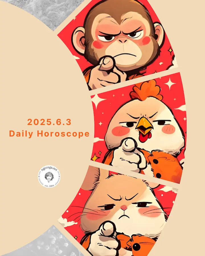 Zi Wei Dou Shu – 2025.6.3 Daily Horoscope - NgocNga.net